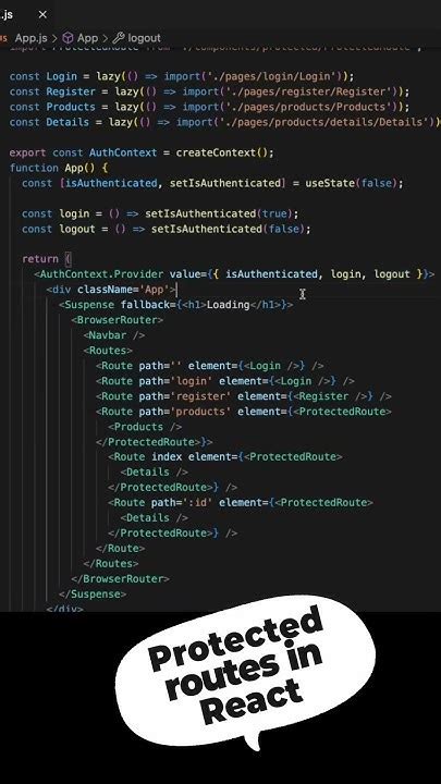 Protected Routes In React Reactrouterv6 React Techshareskk Coding