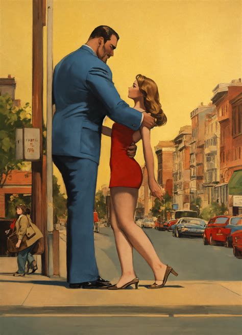 Lexica Giant Man Tiny Woman