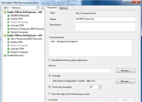 How To Enable Trusted Platform Module Using A ConfigMgr Task Sequence Dell US