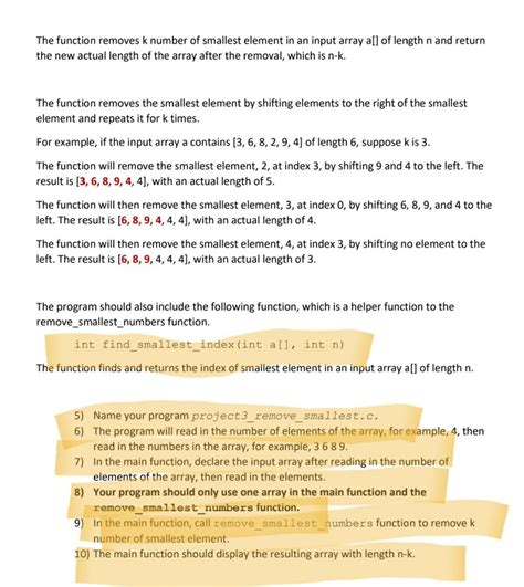 Solved Problem Points Write A Program That Removes K Chegg