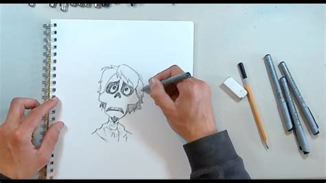 How To Draw Hector From Coco Intermediate Version YouTube