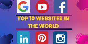 Top 10 Websites In The World Most Visited Websites In The World
