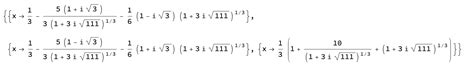 Simplifying Expressions When Does Solve Return Root Objects And When