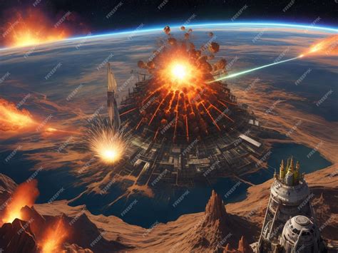 Premium Ai Image A Mass Of Explosion On Earth Safety Harrow