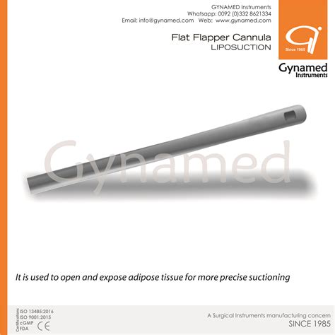 Gynamed Gynamed Liposuction Flat Flapper Cannula