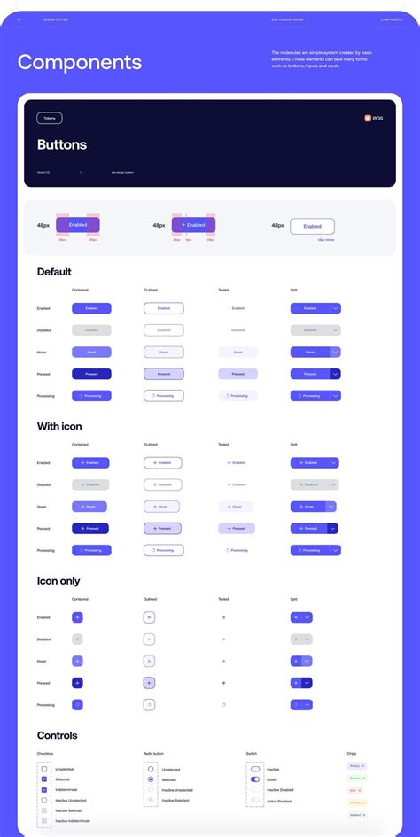 eos design system and ui kit library behance ui design principles