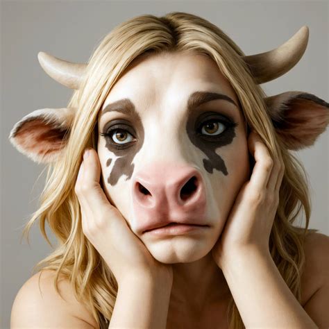 She Cant Believe Shes Transforming Into A Cow By Girlswithsnouts On