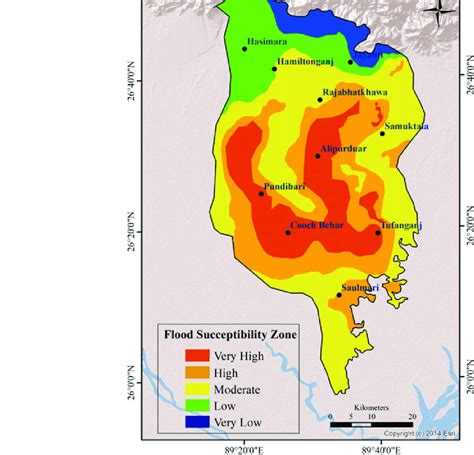 8 Flood Susceptibility Map Based On Frequency Ratio Model Download