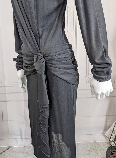 John Anthony Sexy Matte Jersey Wrap Dress For Sale At 1stdibs