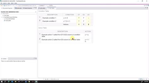Ehandbook V121 Support For Matlabsimulink Truth Table Youtube