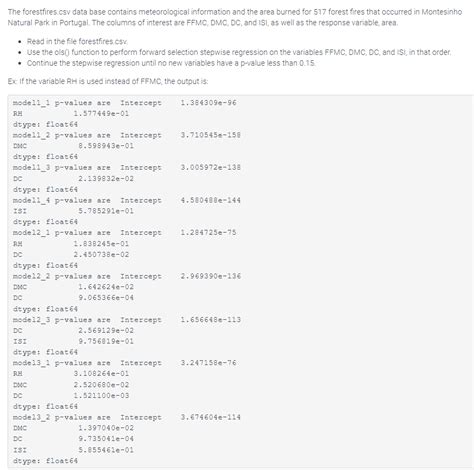 Solved Please Provide Answer In Python Code Using The Chegg
