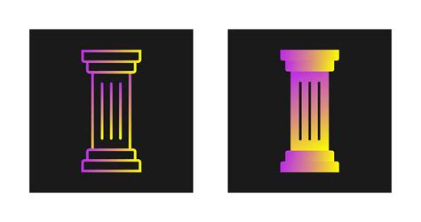Column Vector Icon 23914945 Vector Art At Vecteezy