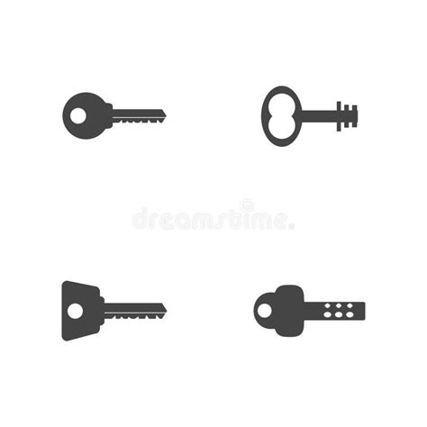 Key Icon Vector Password Icon Vector Illustration Stock Illustration