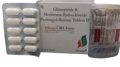 Glimepiride 3 Mg Metformin 1000 Mg Tablet At ₹ 200stripe In Zirakpur