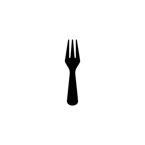 Fork Simple Flat Icon Vector Illustration Vector Art At Vecteezy
