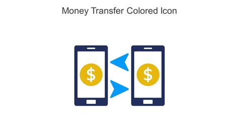 Money Transfer Colored Icon In Powerpoint Pptx Png And Editable Eps Format PPT Sample