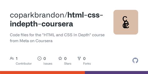GitHub Coparkbrandon Html Css Indepth Coursera Code Files For The HTML And CSS In Depth
