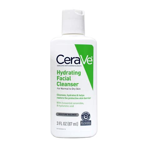 CeraVe Hydrating Cleanser For Normal To Dry Skin With Hyaluronic Acid ...