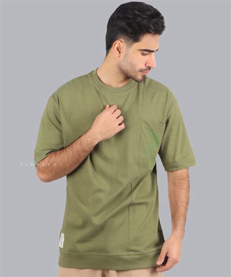 خرید تیشرت لش جیب دار مردانه کد 2246 تیپ نتی