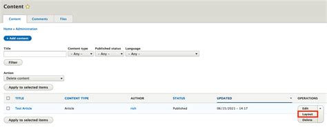 installation and configuration layout builder additions drupal wiki