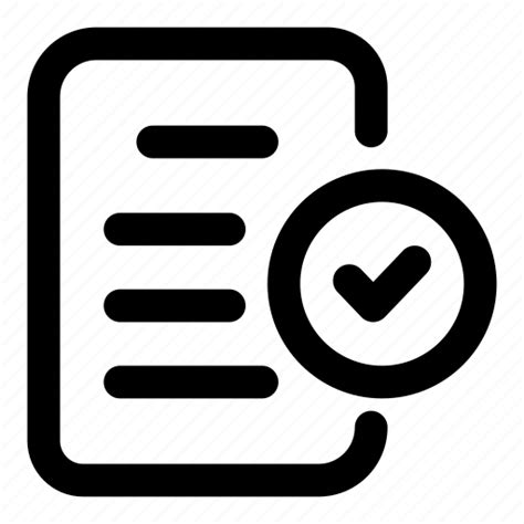 Checking Audit Information Check Approved Test Verification Icon