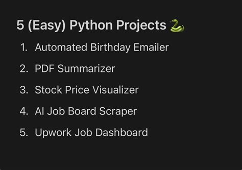 5 Ai Projects To Build With Python Shaw Talebi Posted On The Topic
