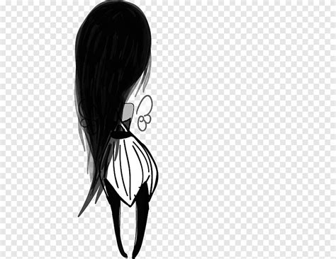 귀 검은 머리 색칠 그림 귀 화이트 얼굴 png PNGEgg
