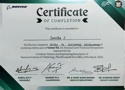 Sweetha S On Linkedin Softwaredevelopment Continuouslearning Nittrichy