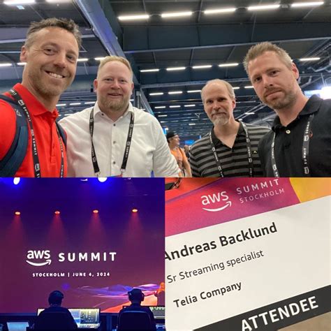 Andreas Backlund On Linkedin Awssummitstockholm2024 Telia Peopleoftelia