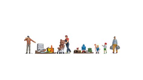 Themed Figures Set ‘flea Market‘ Set 3 E Trains