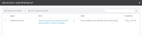 File Lock Acquisition Was Rejected For File Conflict Can Happen Resilio Active Everywhere