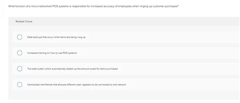 Solved Multiple Choice Data Backups That Occur While Items