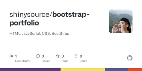 Github Shinysource Bootstrap Portfolio Html Javascript Css Bootstrap