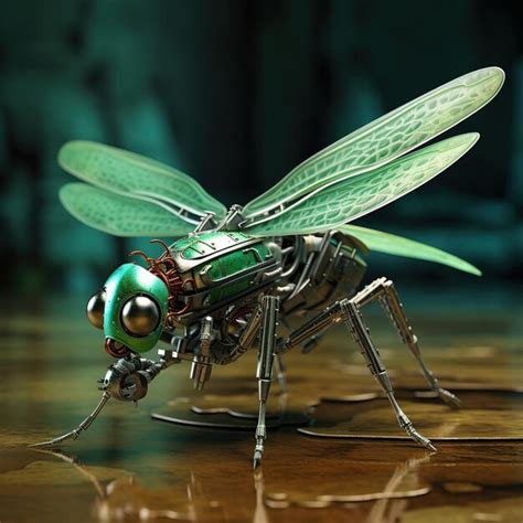 Premium Ai Image Buzzing Tomorrow The Rise Of Robotic Insects Mechabugs Engineering Robotic