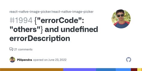 ErrorCode Others And Undefined ErrorDescription Issue React Native Image Picker