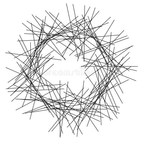 Random Intersecting Lines Abstract Geometric Pattern Artistic G Stock