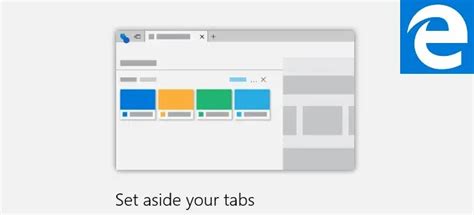 Microsoft Edge Set Tabs Aside And Share A Tab Group With Other Apps