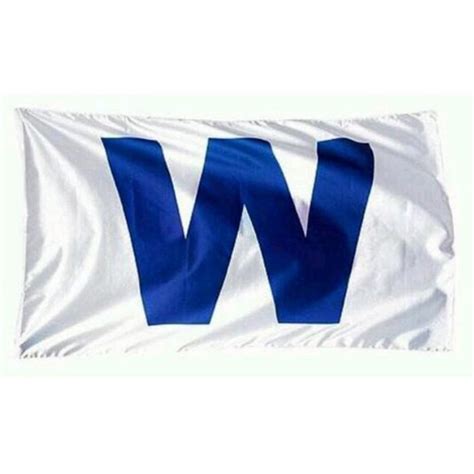 Chicago Cubs Win Wrigley Field W Flag 3x5 Banner Swiftsly