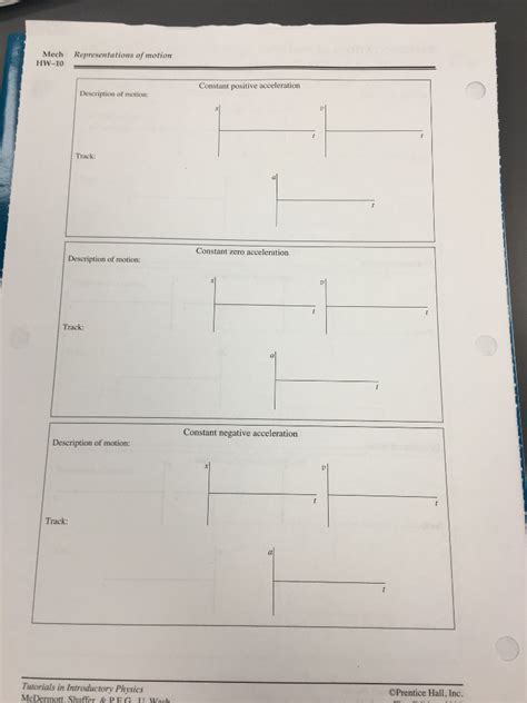 Solved Representations Of Motion Mech Hw 10 Constant Posi