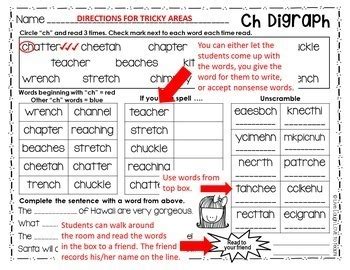 Phonics Worksheets Digraph Worksheets Ch Digraph Activity Elementary Island