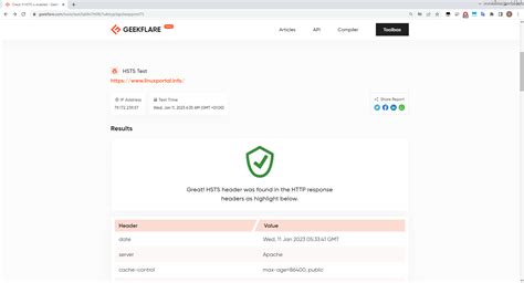 how to configure the hsts strict transport security header for