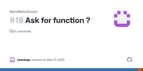 Ask For Function · Issue 19 · Nanonets Docext · Github
