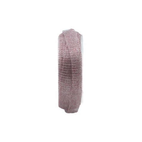 Metallic Tubular Mesh 13mm Vintage Rose Price Per Meter Bead