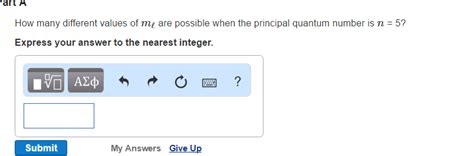 solved how many different values of m l are possible when