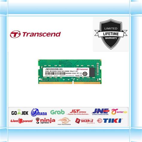 Promo Transcend So Dimm Jetram Ddr4 3200 [notebook Memory] Diskon 23