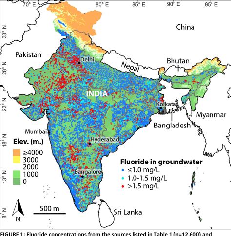 Figure From Prediction Modeling And Mapping Of Groundwater Fluoride Contamination Throughout