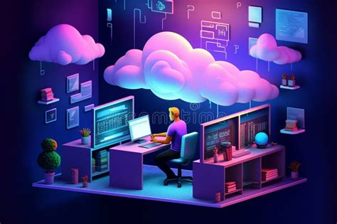 The Power Of Cloud Computing Interconnected Network Of Virtual Clouds Where Data Flows
