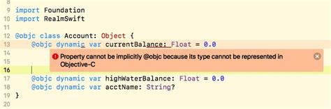 Ios Errors When Creating Realm Object Classes Stack Overflow