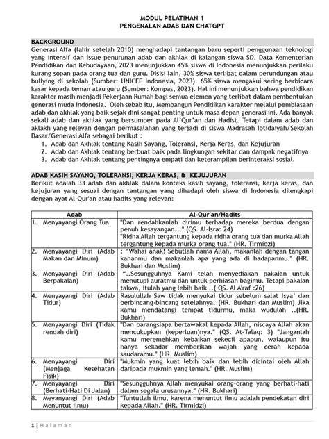 Modul Pelatihan 1 Chatgpt Pdf
