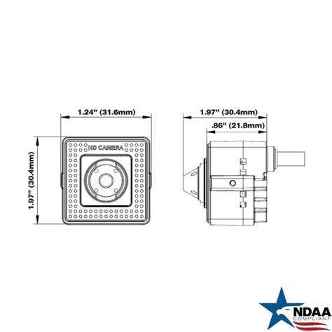Vt Eph Hda5 Transcendent 20 Megapixel Covert Pinhole Camera With 50mp Video Encoder Server
